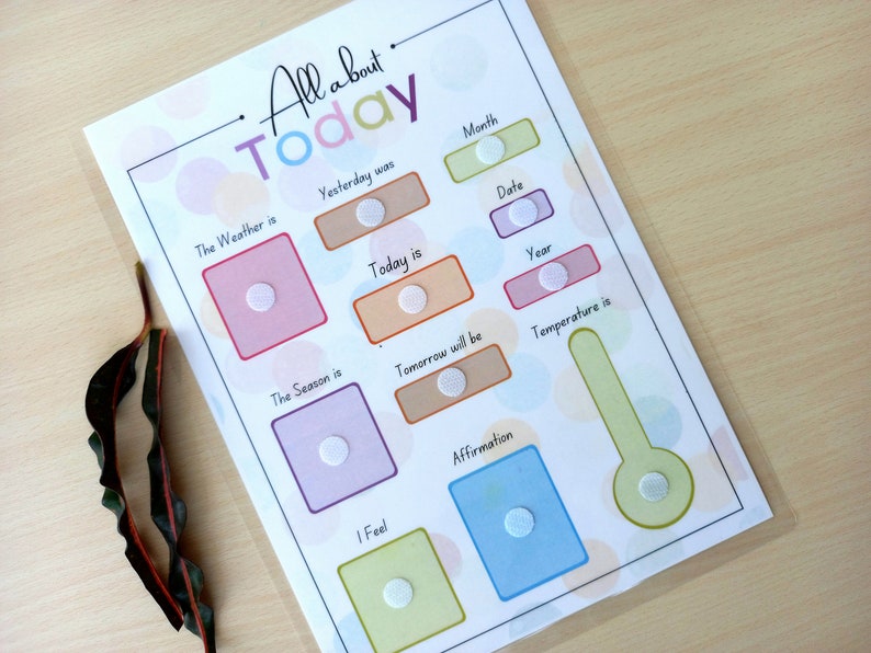Daily Morning Board Preschool Circle Time Morning Board - Etsy