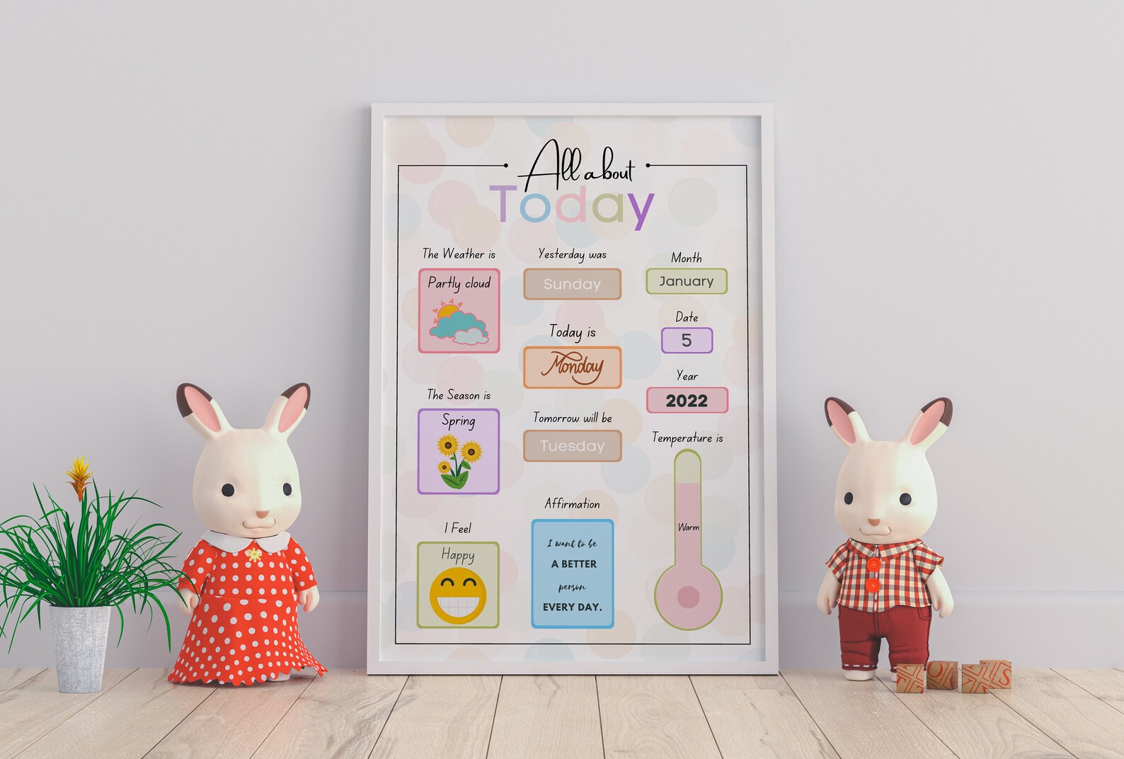 Daily Morning Board Preschool Circle Time Morning Board - Etsy