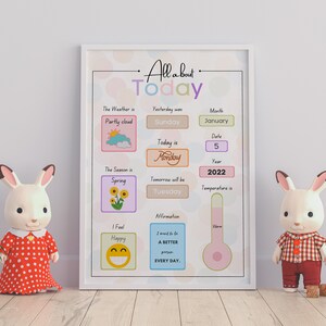 Daily Morning Board, Preschool Circle Time Morning Board, Feeling ...