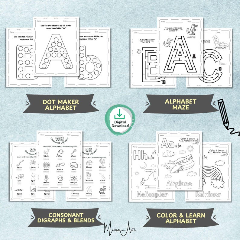 Printable Full Year Preschool Curriculum Worksheets With Lesson Plans ...