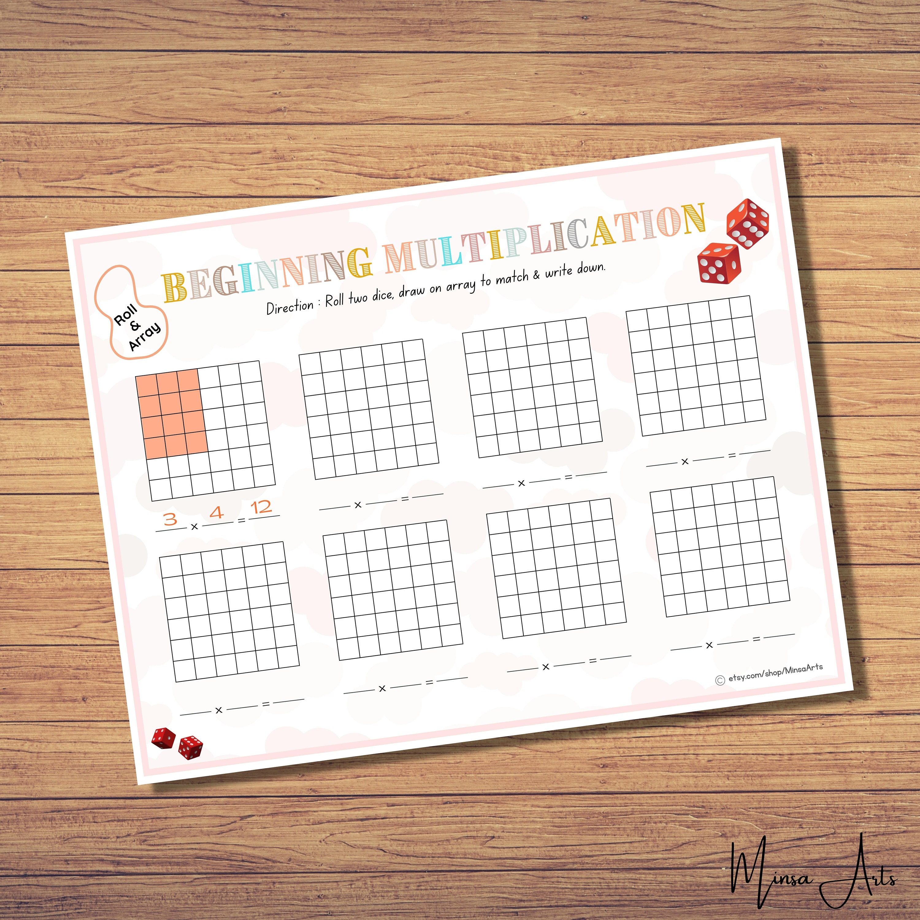 Kindergarten Math Skip Counting Wheel Cards Math Activity - Etsy