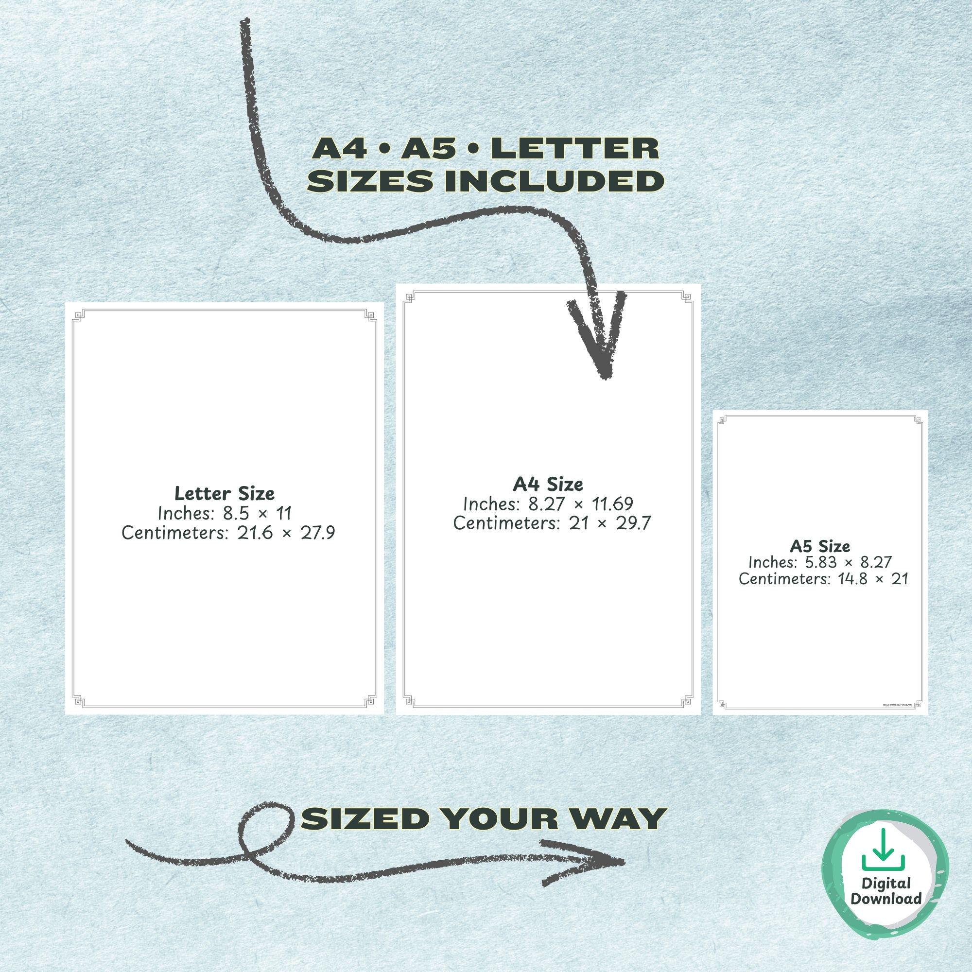 Mood Tracker Printable| A4 A5 Letter - Etsy