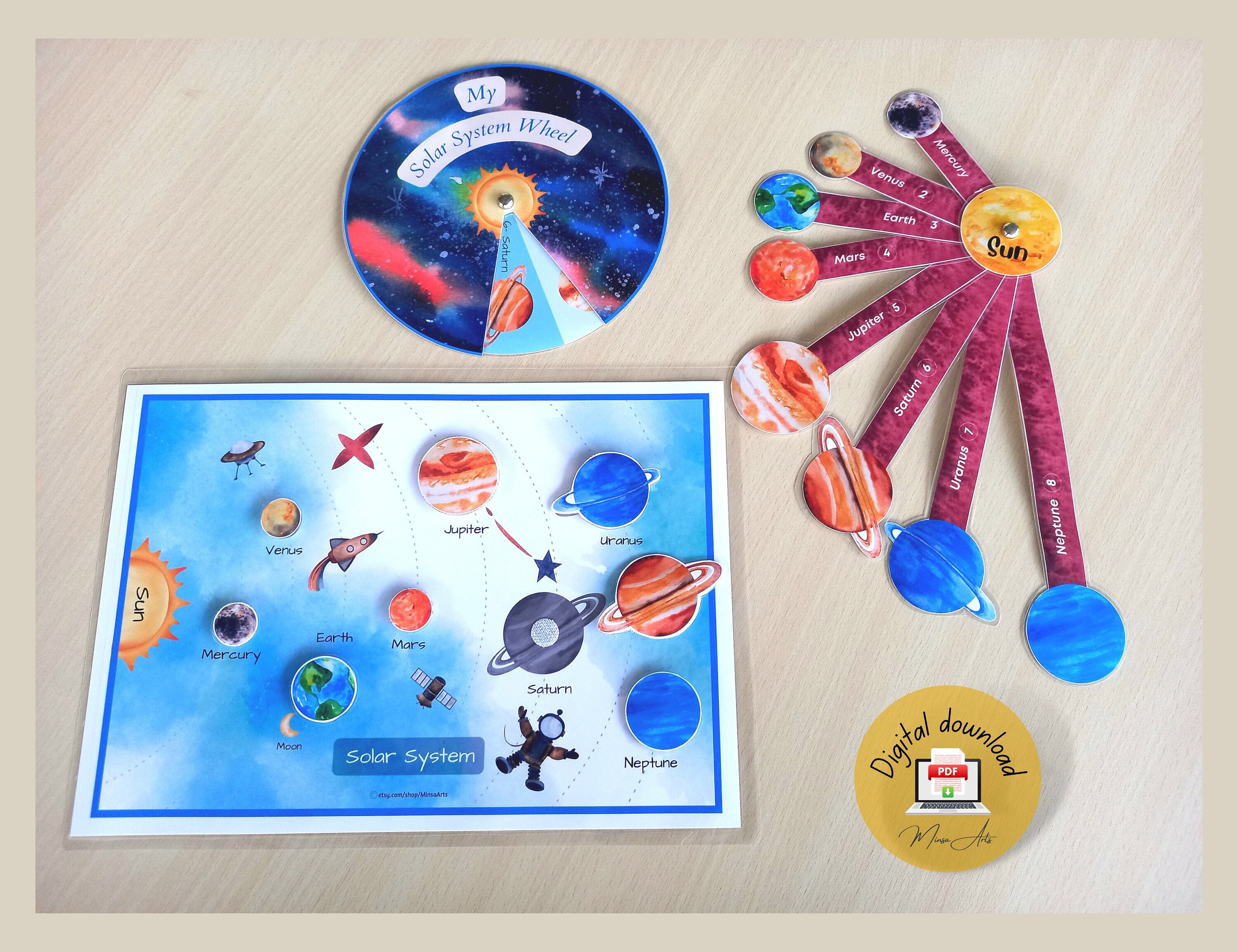 Digital Solar System Models