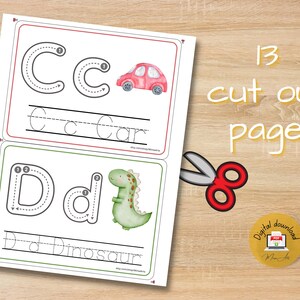 Alphabet Play Doh Printable Mats | Preschool ABC Playdough Activity for ...