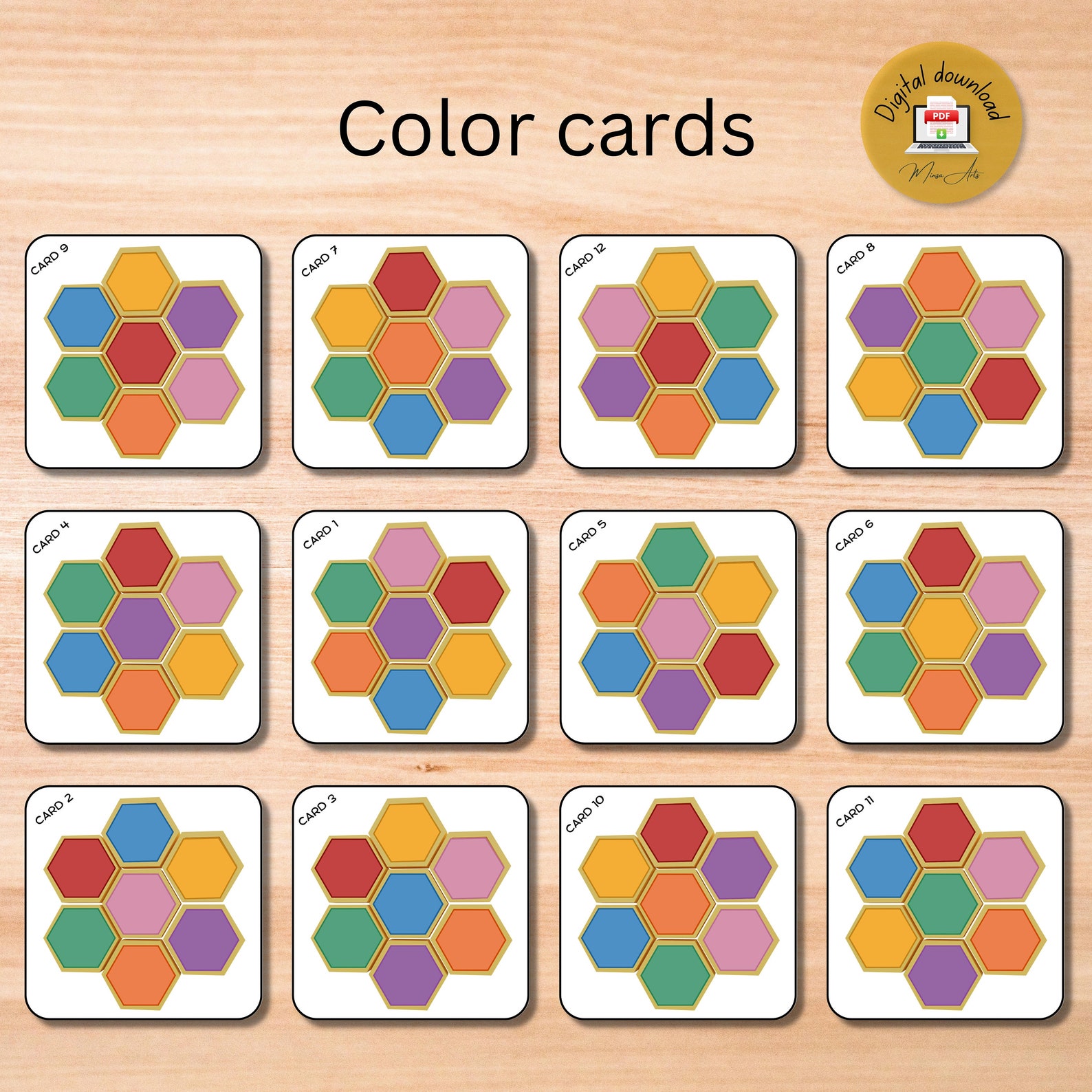 Beehive Color Matching Printable Fine Motor Skill Color - Etsy