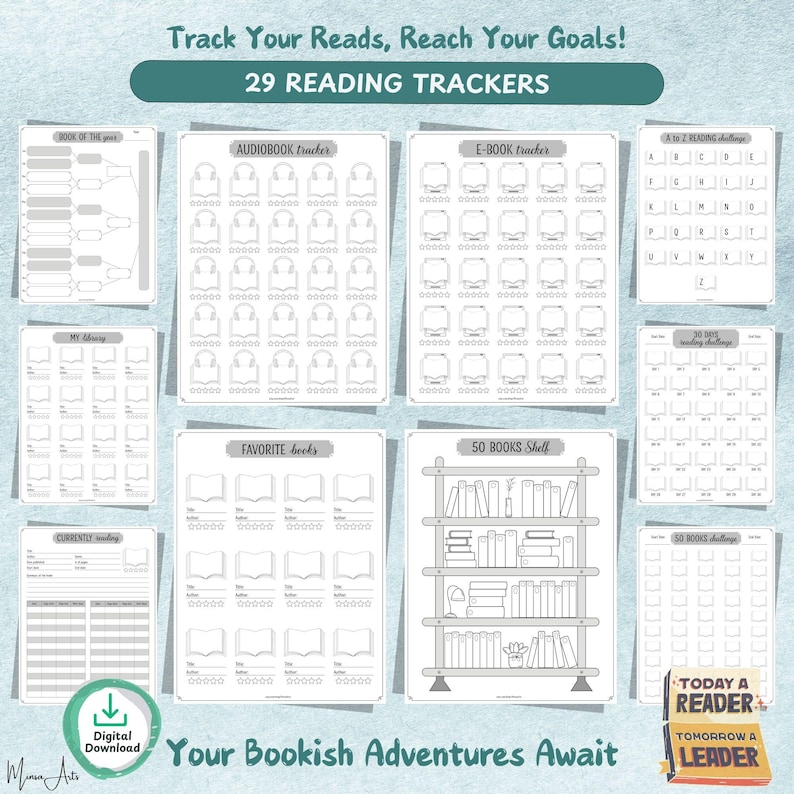 2026 Journal Planner Bundle, Printable Bullet Journal, Habit Mood ...