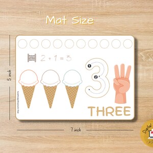 Numbers 1-10 Playdough Printable Mats | Preschool Play Doh Activities ...