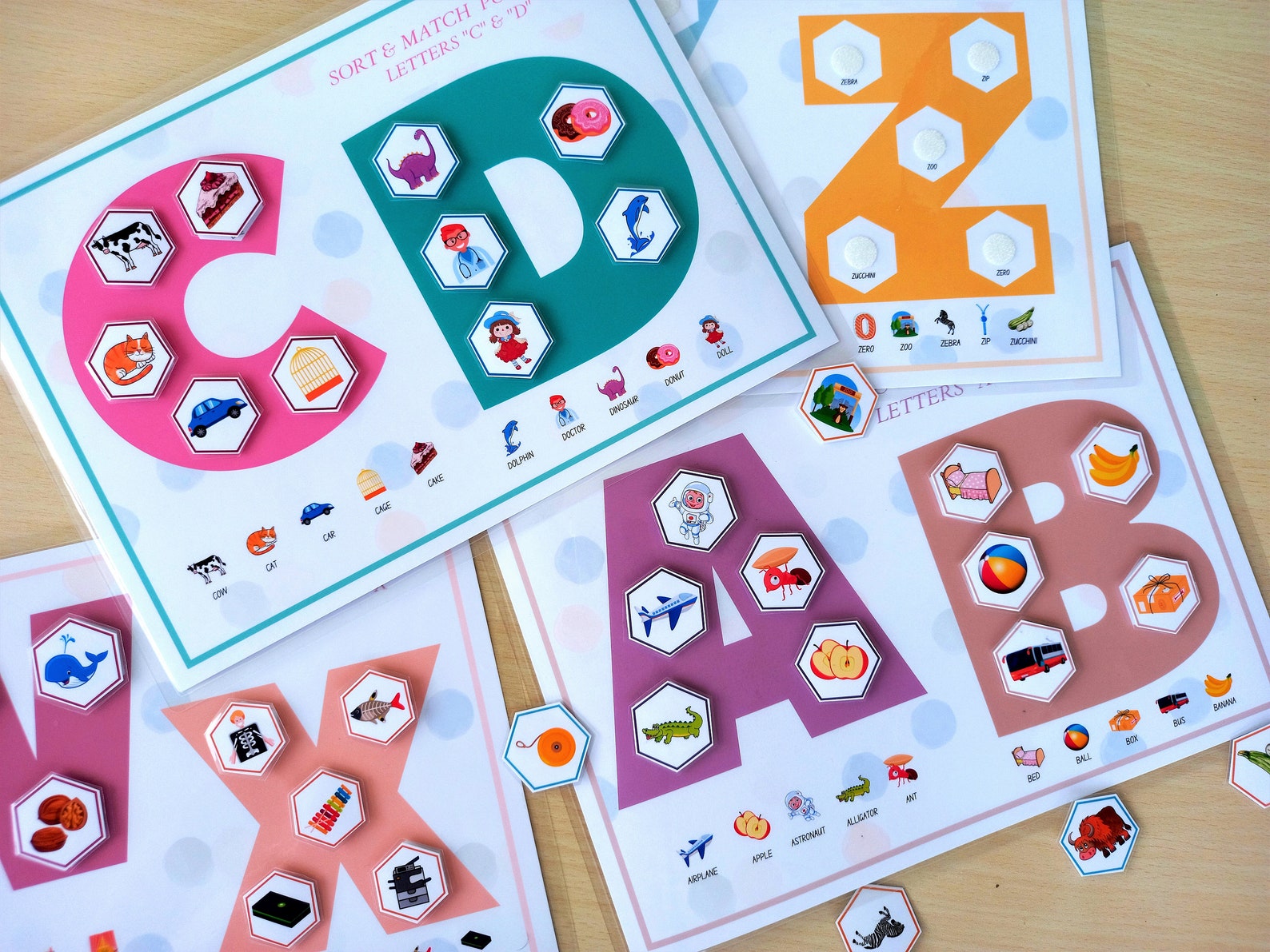 Alphabet Busy Book ABC Quiet Book Toddle Learning Binder - Etsy