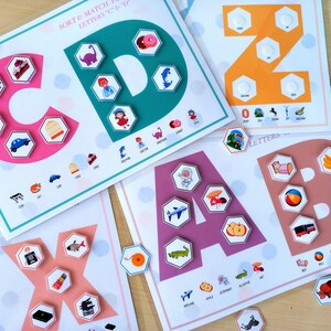 Alphabet Busy Book, ABC Quiet Book, Toddle Learning Binder, Printables ...