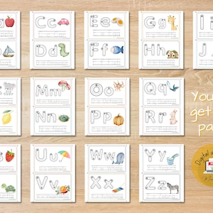 Alphabet Play Doh Printable Mats | Preschool ABC Playdough Activity for ...