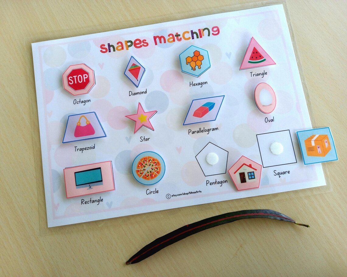 My First Busy Book Toddler Learning Binder Folder Preschool - Etsy