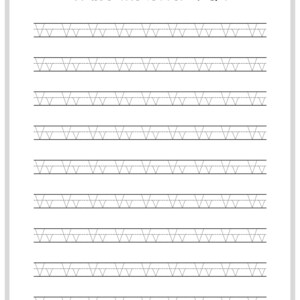 Printable Alphabet Letters Tracing 26 PDF Pages, ABC Practice ...
