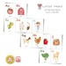 ABC of Farm Alphabet Flashcards Watercolor PRINTABLE Montessori Cards ...