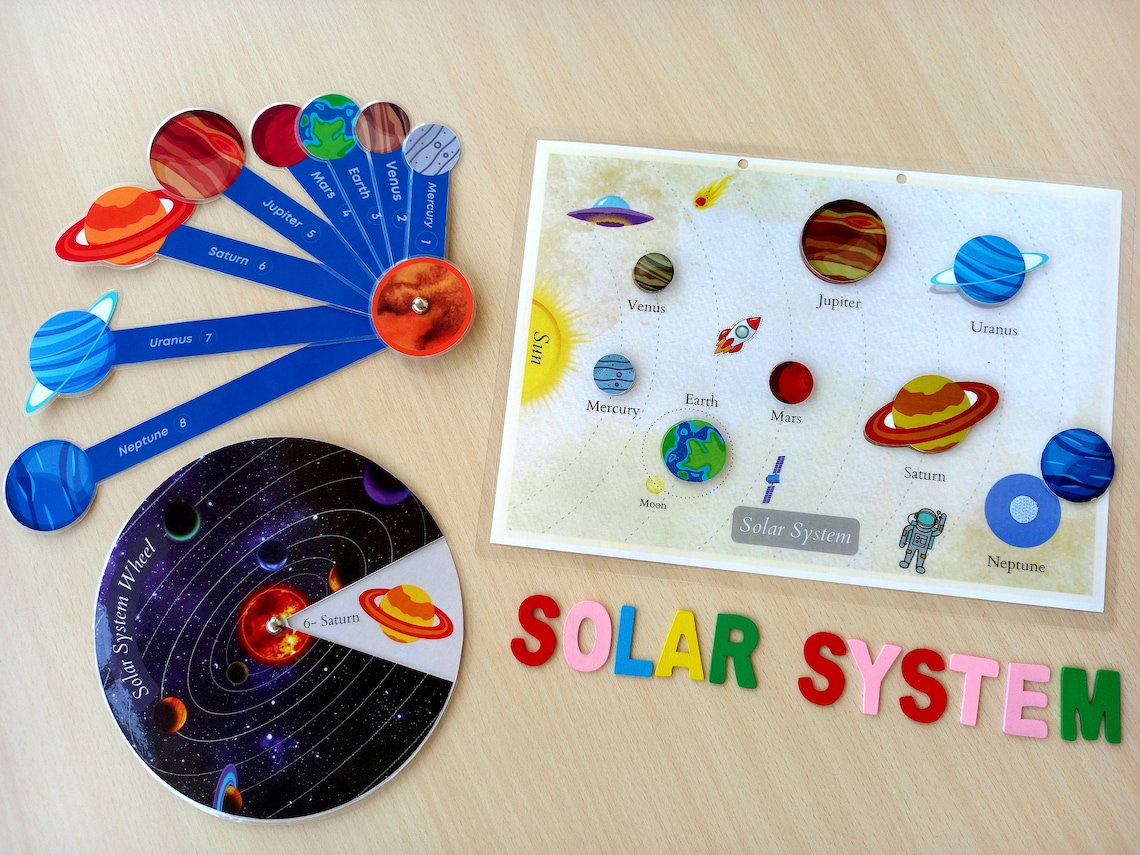 Solar System Busy Book Space Printable Busy Book Preschool - Etsy Canada