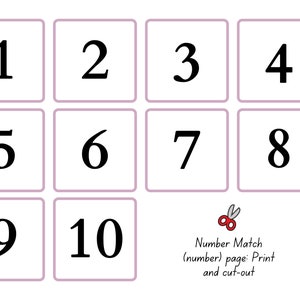 Preschool Math Activity Counting With a Dinosaur Theme 1-10 Number ...