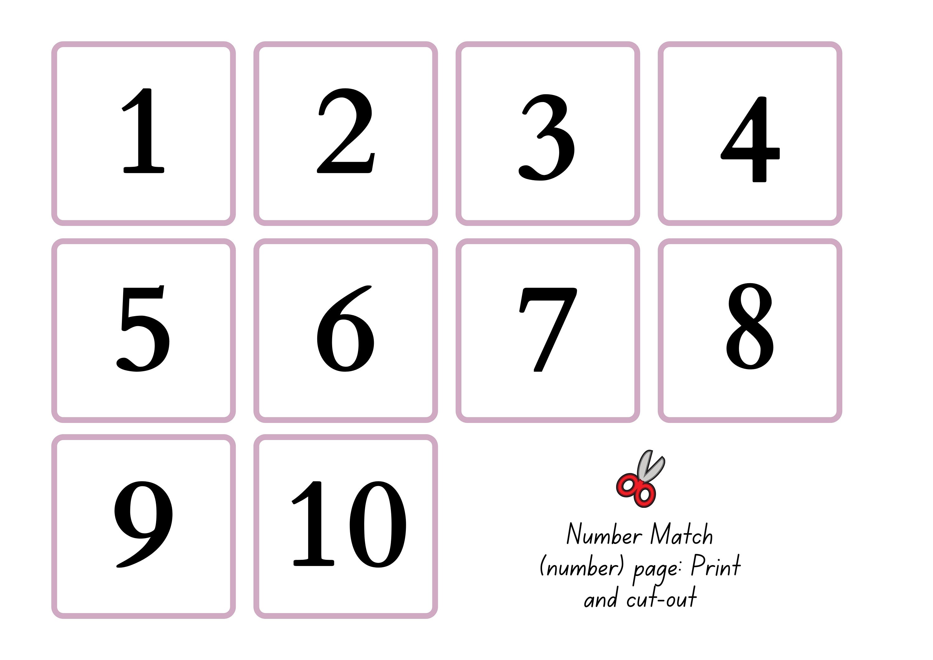 Preschool Math Activity Counting With a Dinosaur Theme 1-10 - Etsy
