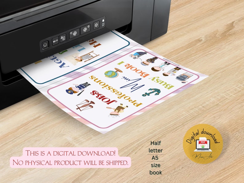 Community Helper Mini Busy Book: Professions Activity (PDF) - Etsy