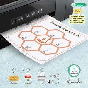 Printable Arabic Alphabet Sort and Match Activity | Islamic Learning ...