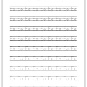 Printable Alphabet Letters Tracing 26 PDF Pages, ABC Practice ...