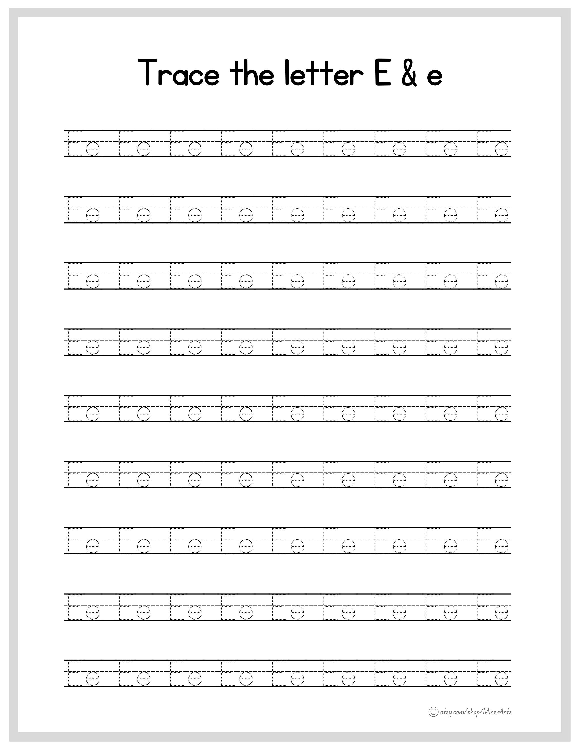 Printable Alphabet Letters Tracing 26 PDF Pages ABC Practice - Etsy