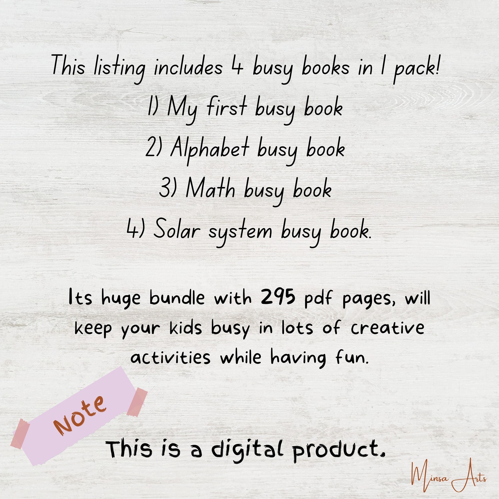 Busy Book Bundle 4in1 First Busy Book Math Alphabet & Solar - Etsy