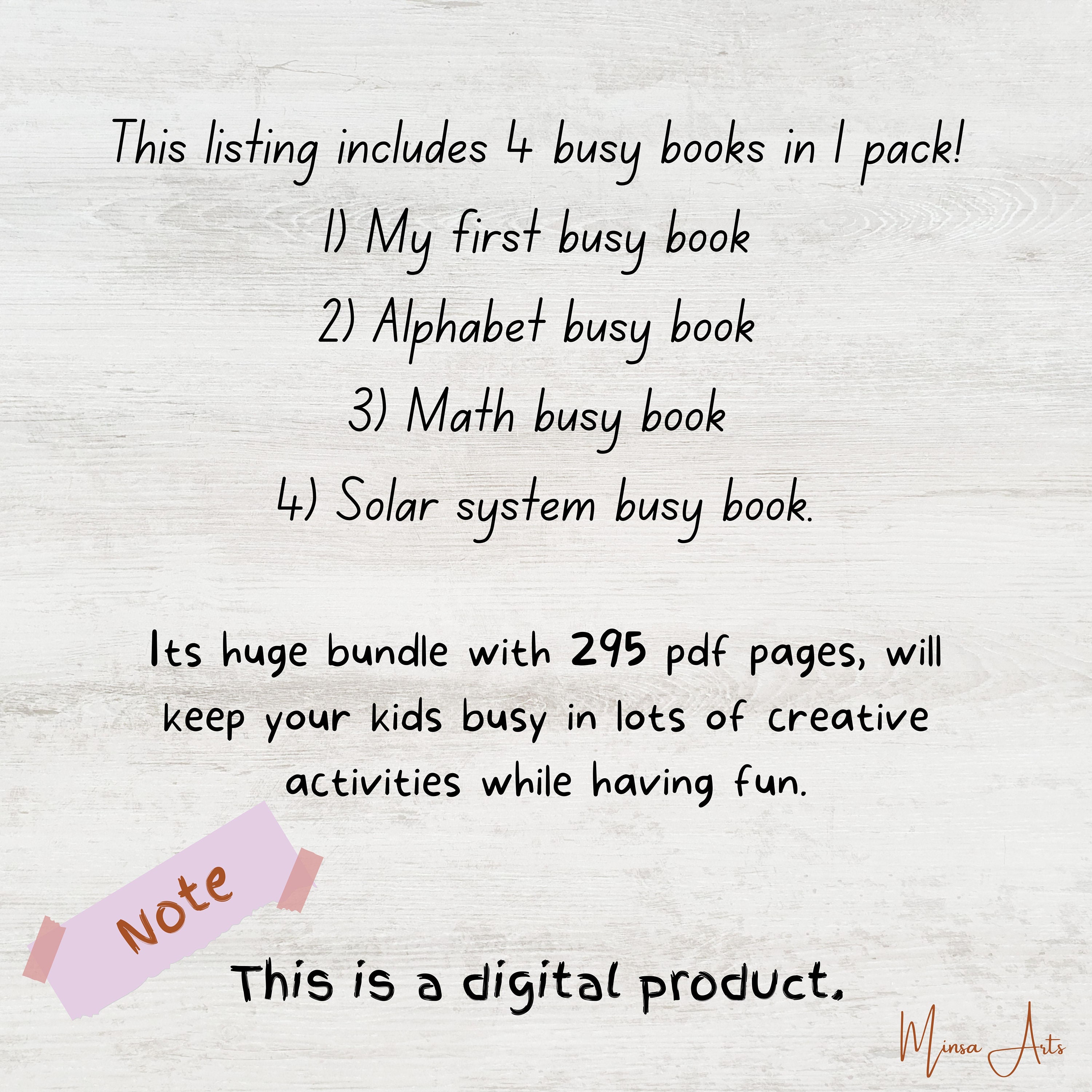 Busy Book Bundle 4in1 First Busy Book Math Alphabet & Solar - Etsy