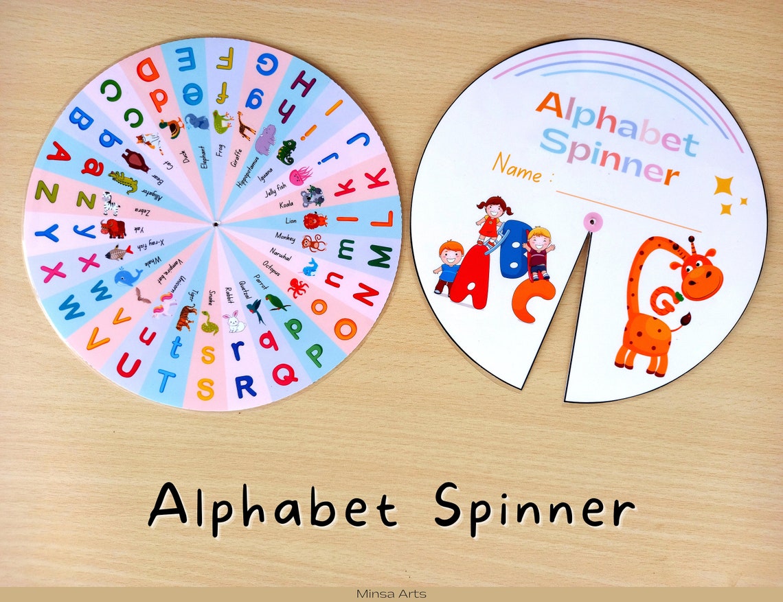 Alphabet Busy Book ABC Quiet Book Toddle Learning Binder - Etsy