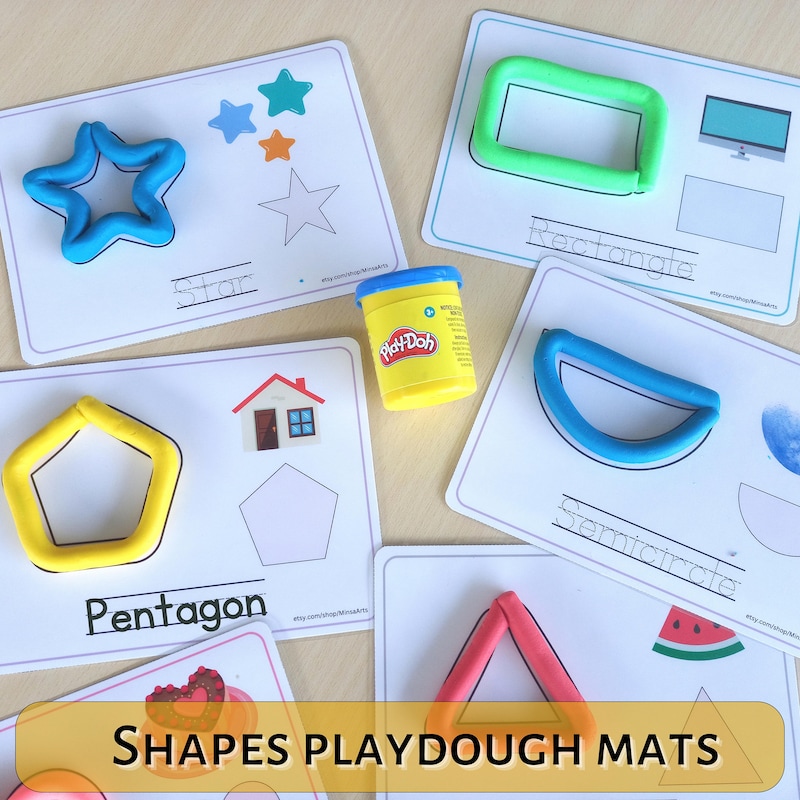 Play Dough Mats - Etsy