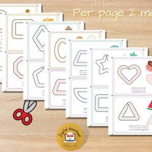 Printable Shapes Play Dough Mats for Kids Playdough Toddler Activity ...