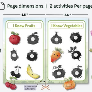 Farm Mini Busy Book #2 PRINTABLE Watercolor Toddler Kindergarten Pre-k ...