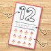Numbers Flashcards 1-20 With Tracing, Preschool Counting Cards ...