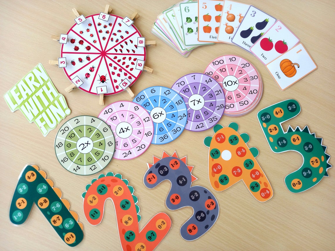 Math Busy Book Kindergarten Math Activities Learning Busy - Etsy