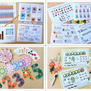 Busy Book Bundle 4in1, First Busy Book, Math Alphabet & Solar System ...