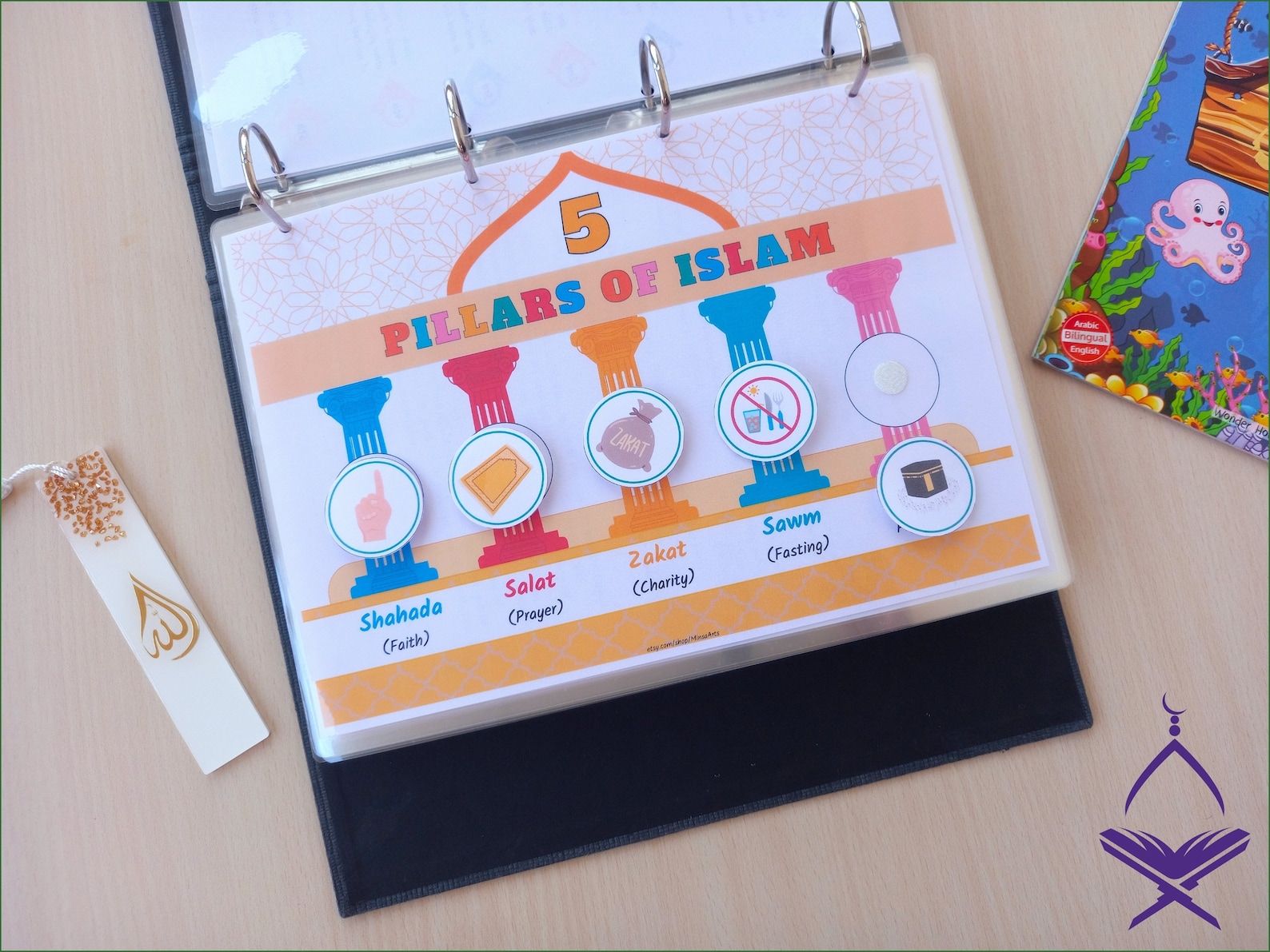 PRINTABLE Little Islamic Busy Book, Early Islamic Learning, Islamic ...