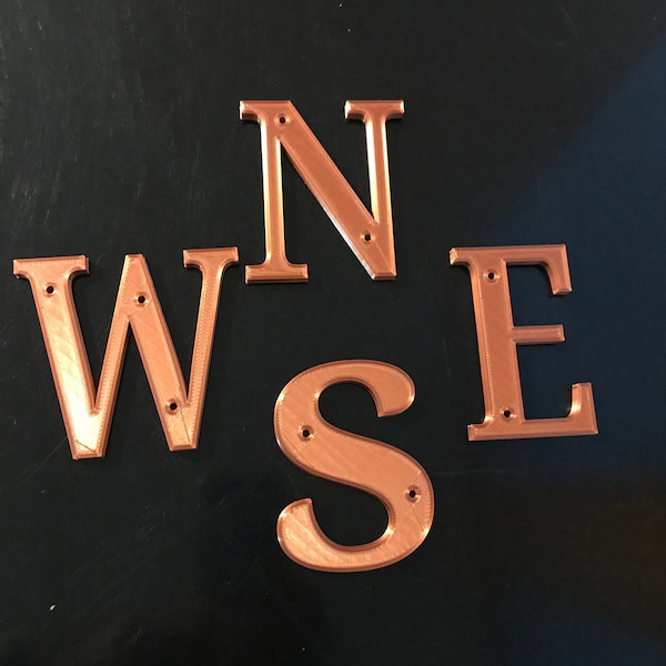 Compass Letters - Etsy