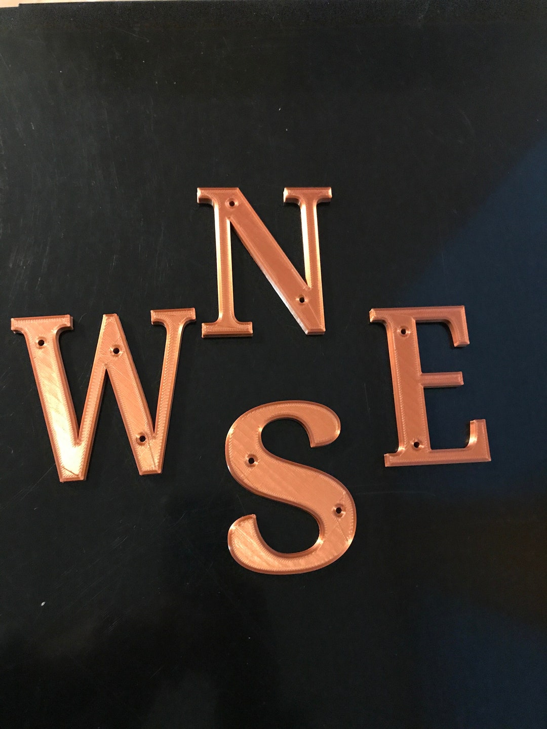 3D Compass Letters - Etsy