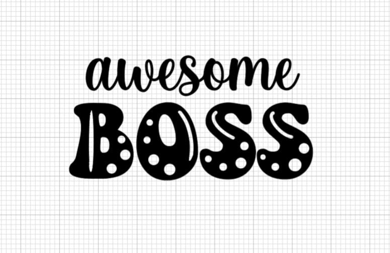 Awesome Boss SVG, Boss Car Decal SVG, Boss Tshirt Car Svg , Manager ...