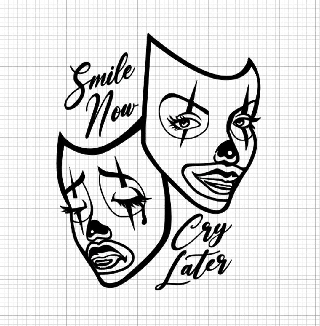 Smile Svg , Funny Car Decal,car Decal Svg,car SVG, Mental Health Day ...