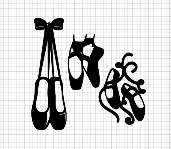 BALLET SVG Bundle Ballerina Svg Ballet Shoes Svg - Etsy