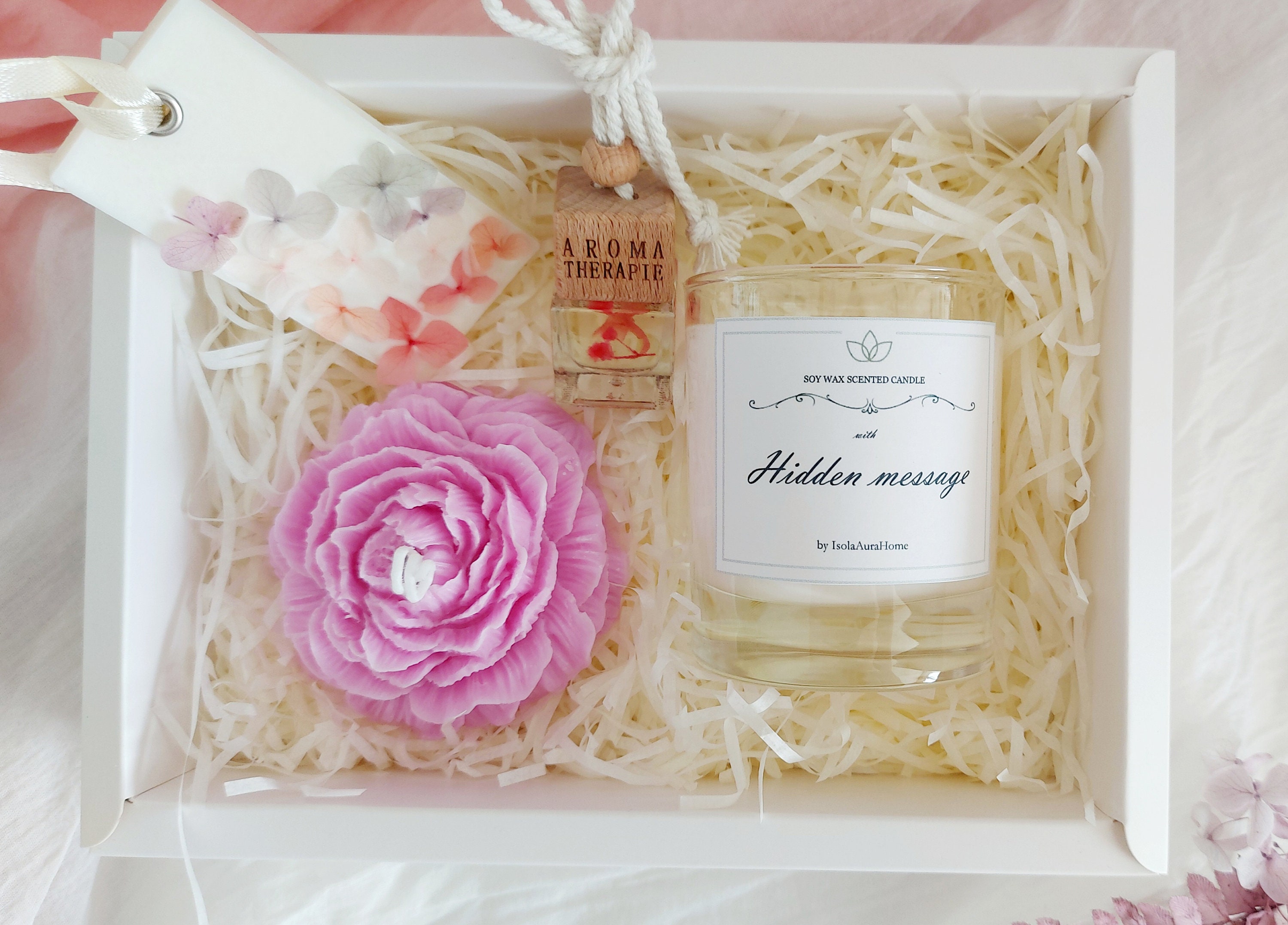 Personalized Secret Message Candle Gift Box Hidden Message - Etsy UK