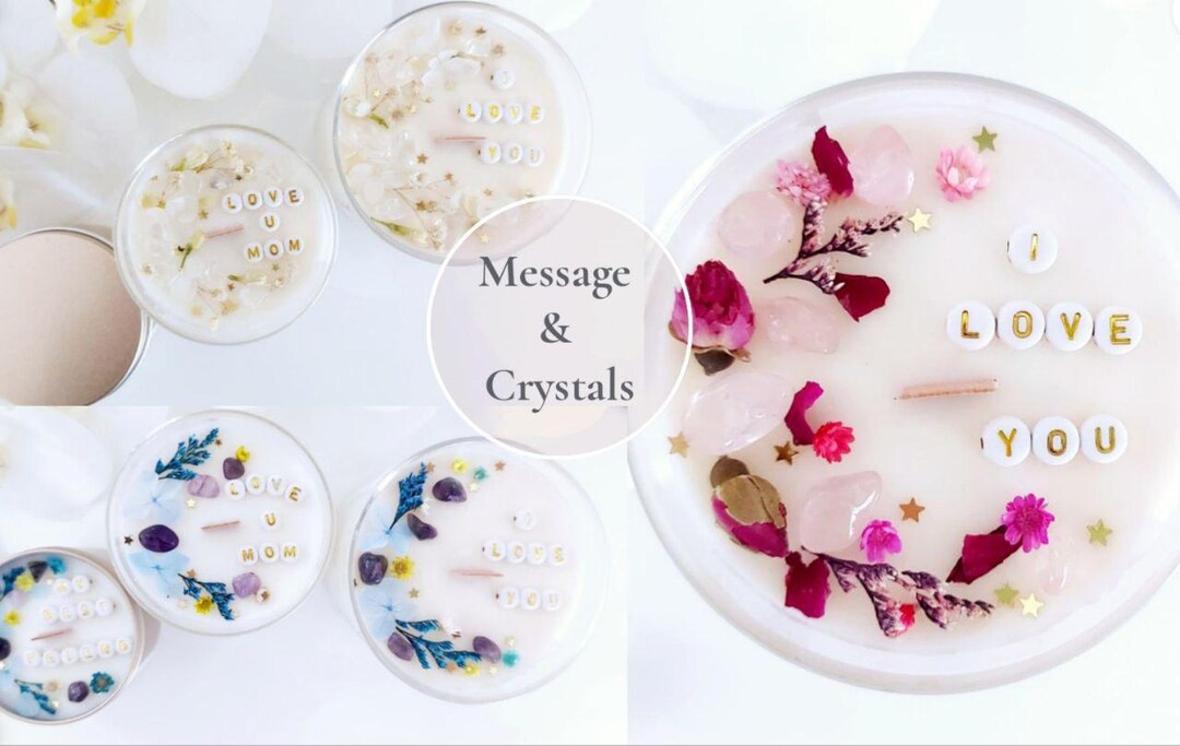 Hidden Message Candle, Crystal Candle, Secret Message Candle, Birthday ...