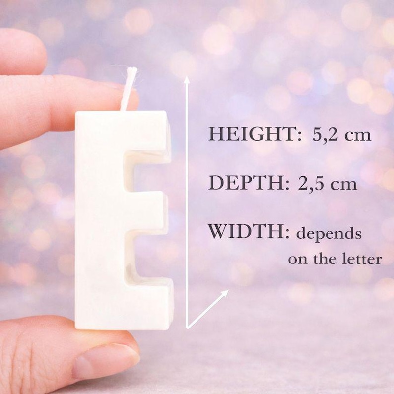 Custom Name Candle for Birthday Cake Topper, Pink Glitter Letter ...