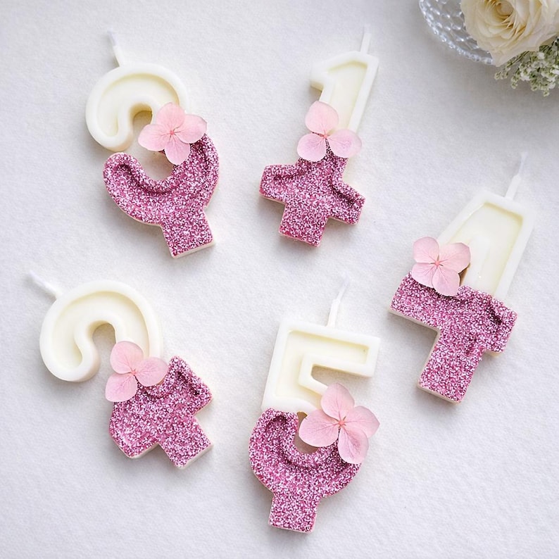 Custom Birthday Candles Letters & Numbers for Cake Topper ...