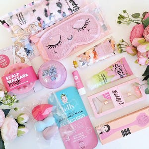 Pamper Hamper Beauty Box Birthday Girl Gift Self Care Package Bath Box ...