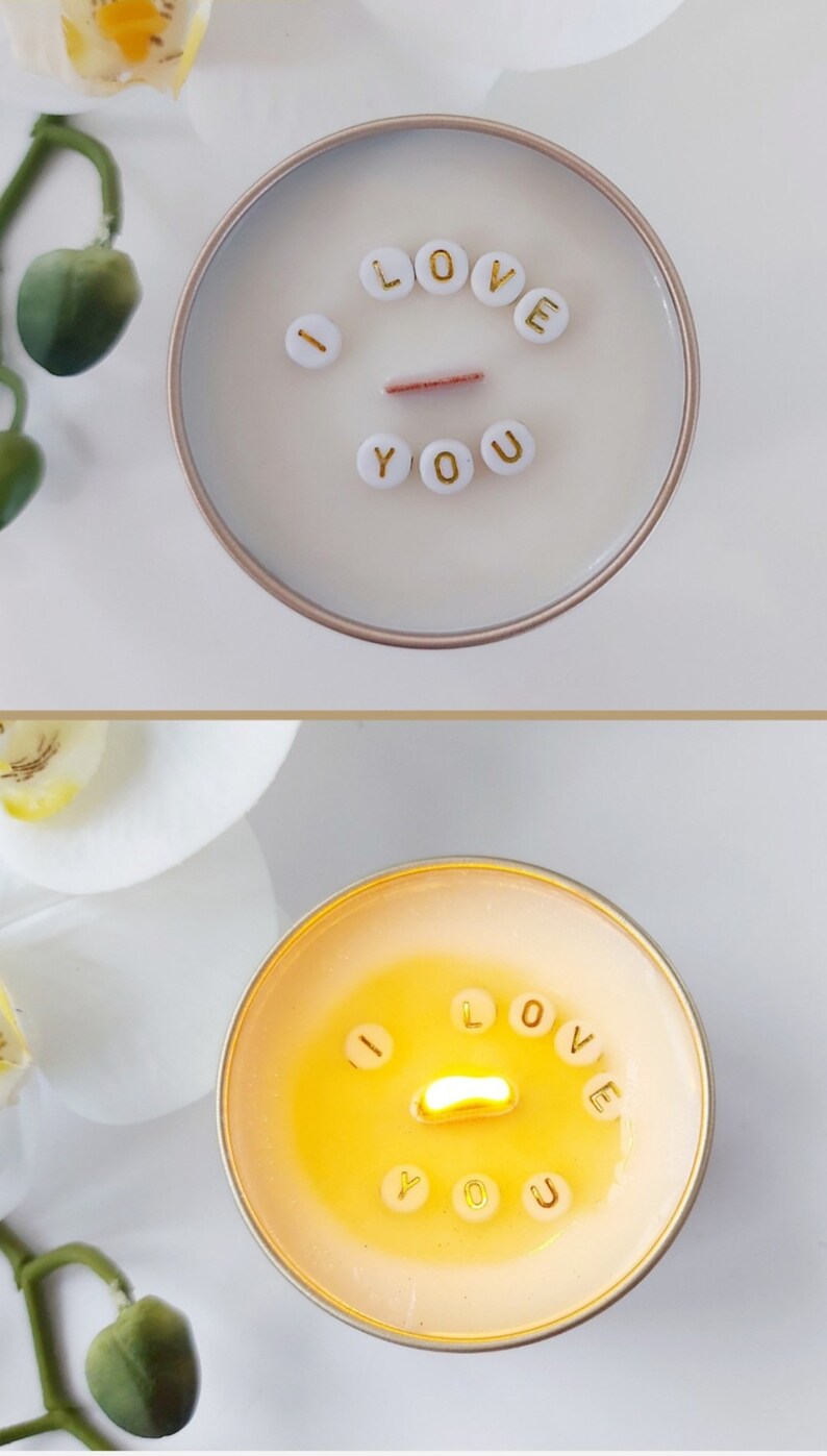 Secret Message Candle Custom Candles Hidden Message Surprise | Etsy