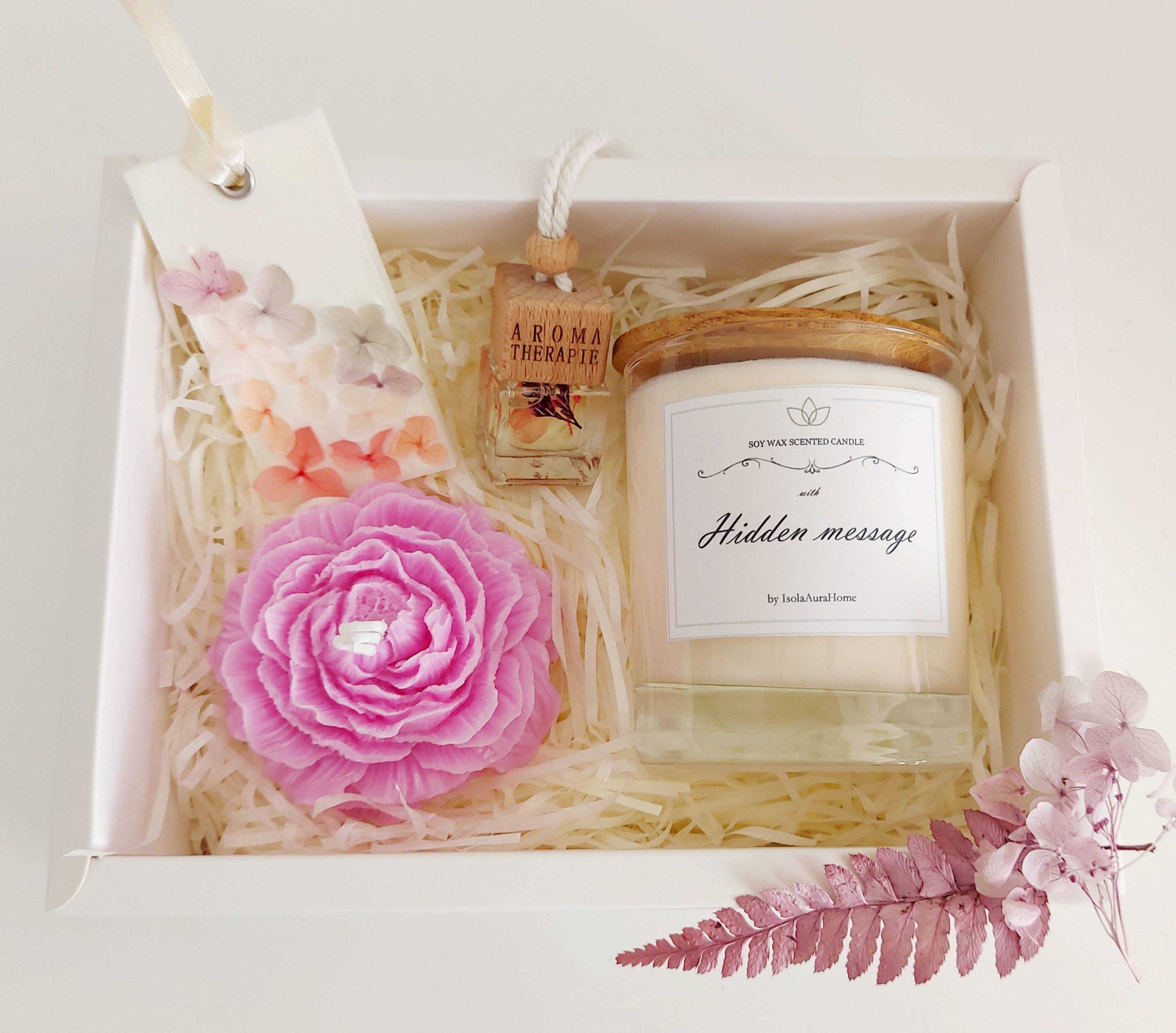 Personalized Secret Message Candle Gift Box Hidden Message - Etsy UK