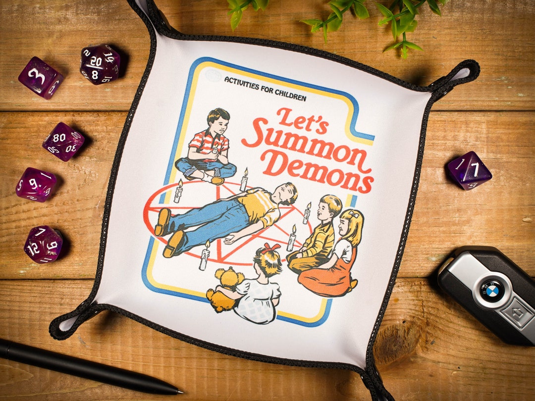 Summon Demons - Dice Tray – Neoprene Rolling Tray for Board Games, Rpgs ...