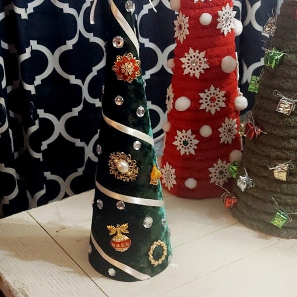 Jeweled Cone Tree - Etsy