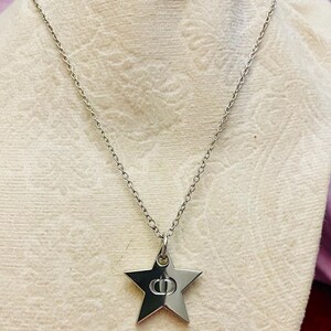 Stunning Iconic Dior Star CD Logo Pendant & Standard Chain - Etsy