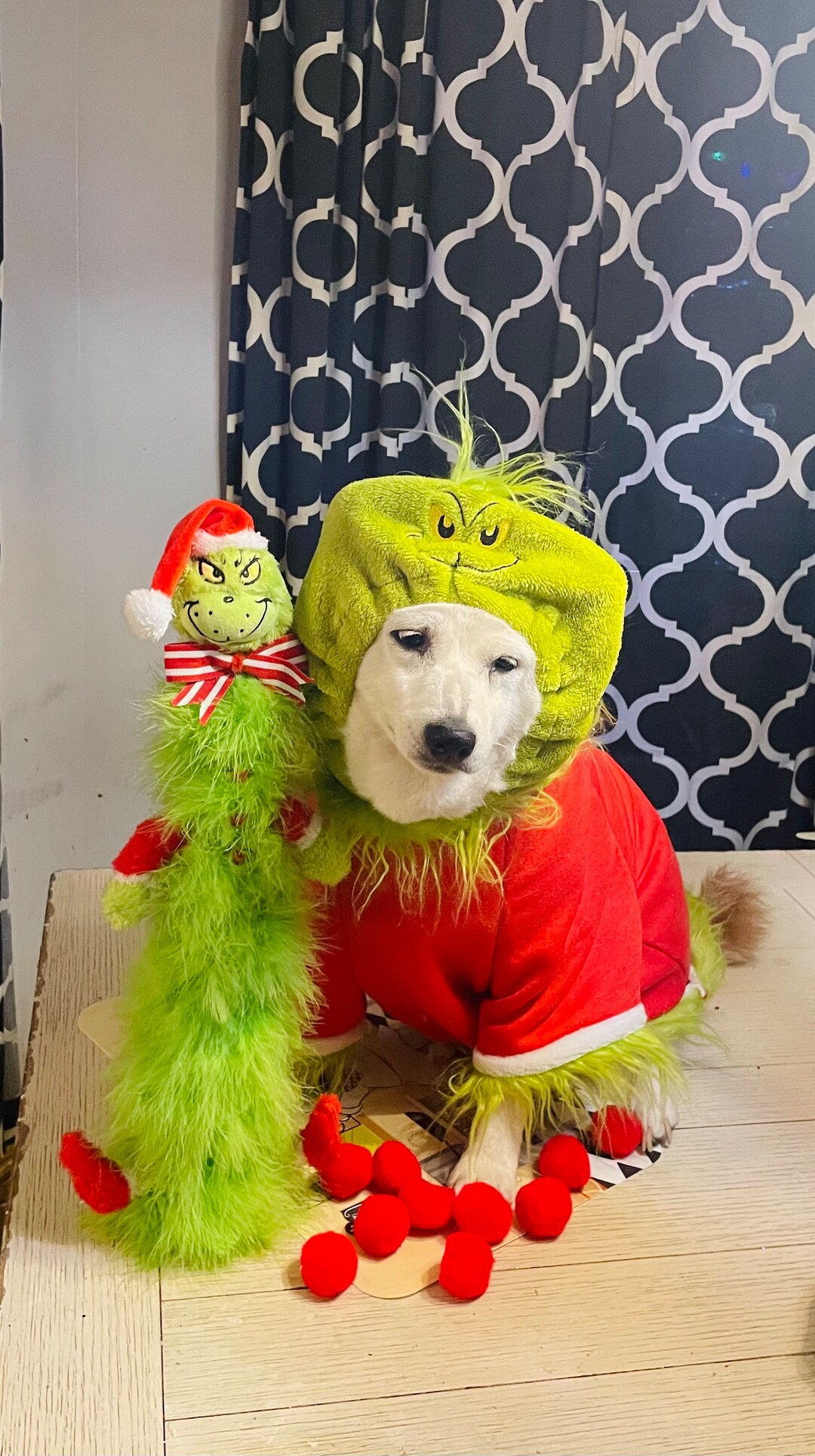 Rare and Adorable Large 18 Inch Grinch in a Tree Furry Grinch Themed ...